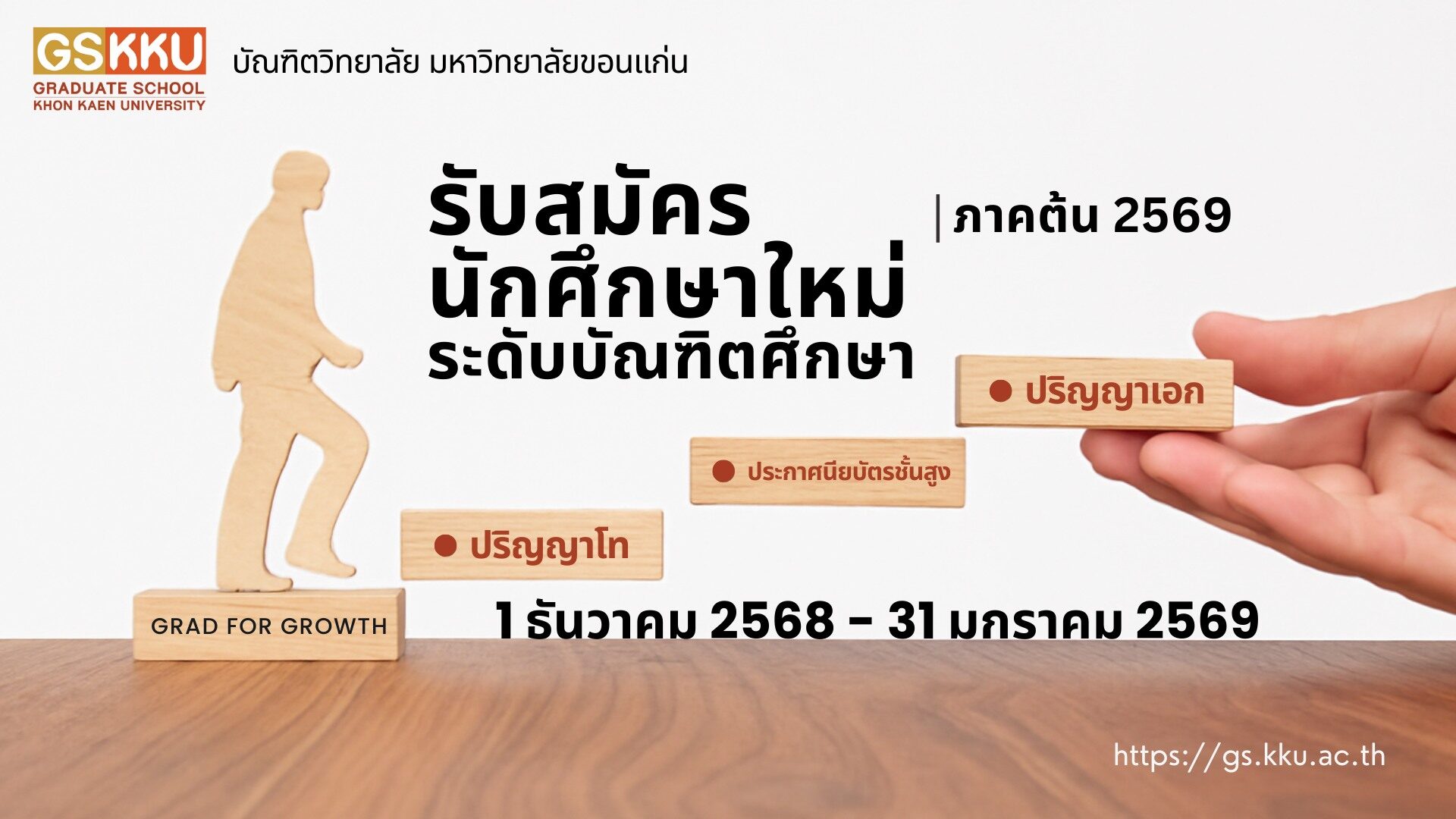 KKU - เปิดรับสมัครนักศึกษาใหม่ ระดับบัณฑิตศึกษา ป.โท - เอก ภาคต้น รอบ ...